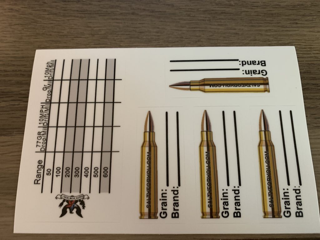 Ammo Can Label Sticker Sheet | Salty For You Coast Guard Stickers and ...